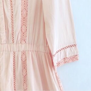 Tularosa | Dresses | Tularosa Payton Pink Crochet Lace Mini Dress ...